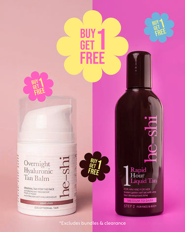 He-Shi Award Winning Tan - Self Tan - Buy Direct – he-shi