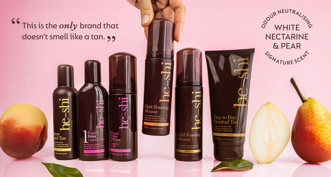 He-Shi Award Winning Tan - Self Tan - Buy Direct – he-shi