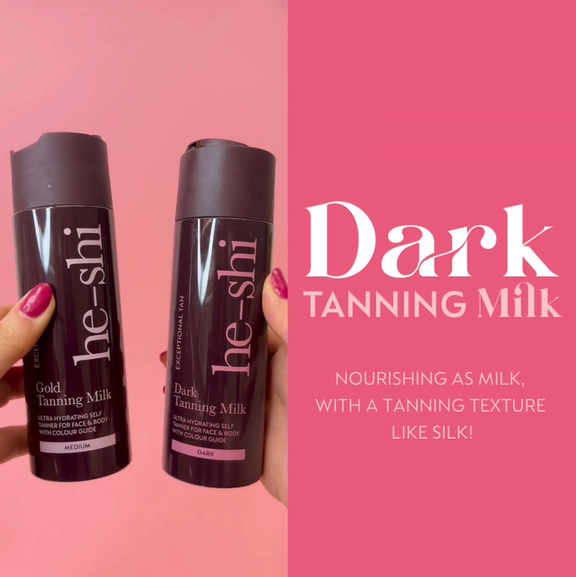 Dark Tanning Milk | Self-Tan Lotion in Dark | He-Shi – he-shi